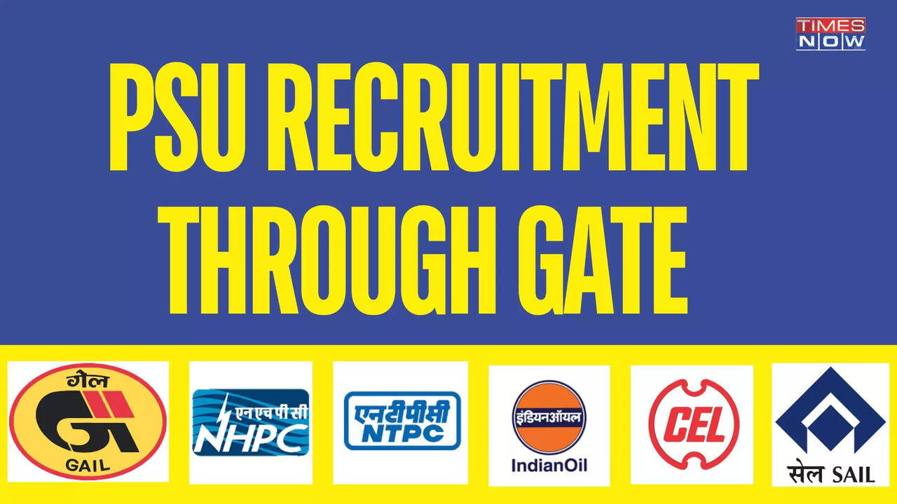 PSU Recruitment through GATE 2025: Top 10 PSUs Accepting GATE Scores ...