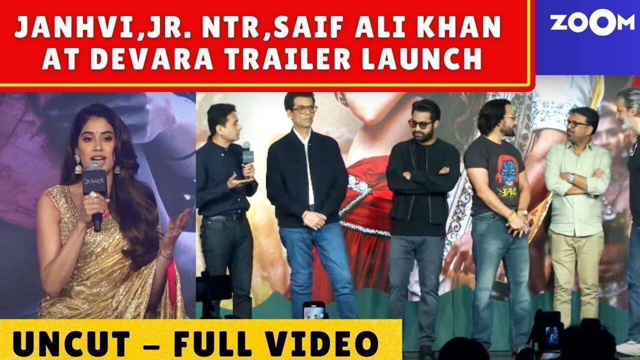 Devara Part 1 Trailer Launch: Jr NTR, Janhvi Kapoor, Saif Ali Khan, Karan Johar ATTEND ...