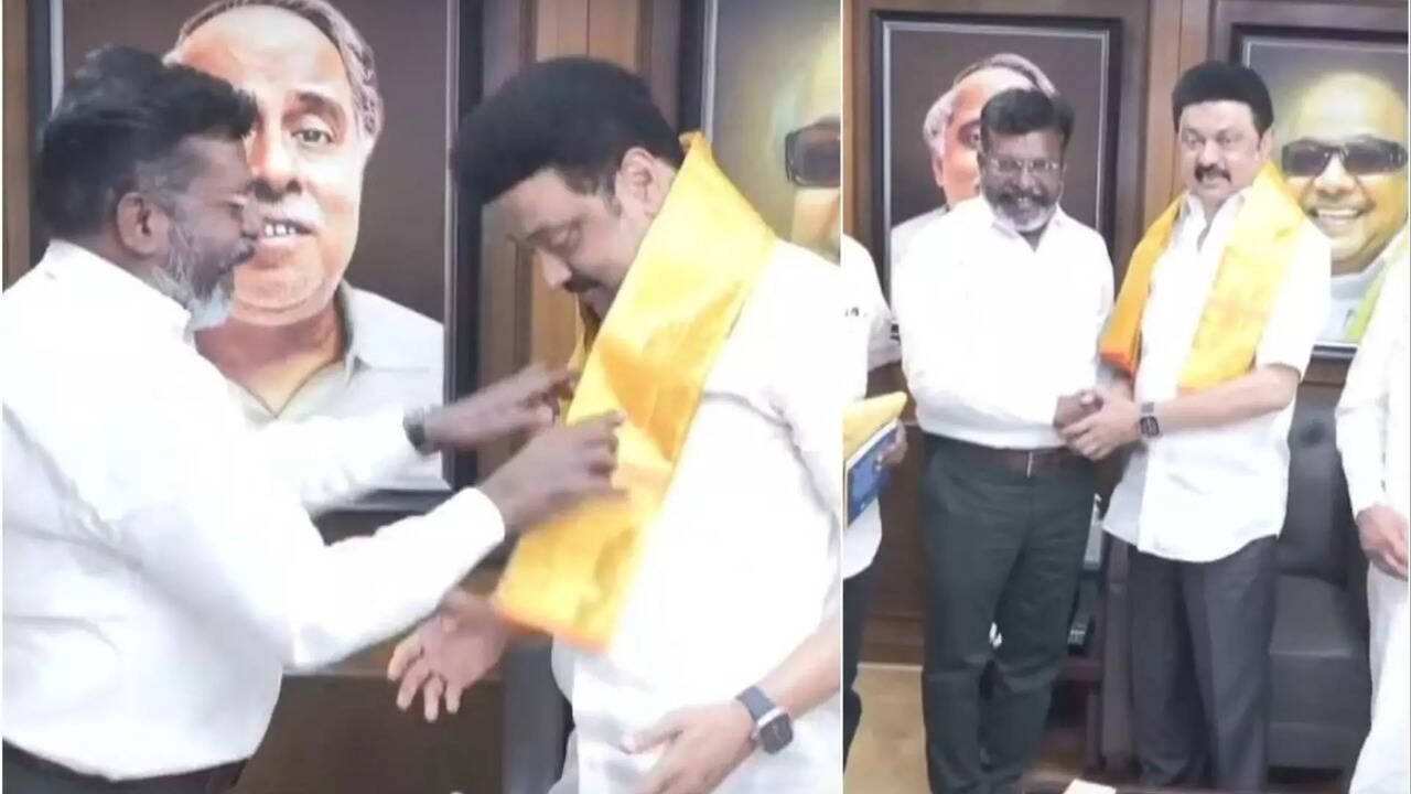 Thirumavalan meets CM Stalin : முதல்வர் ஸ்டாலினுடன் சந்திப்பு : திமுக ...