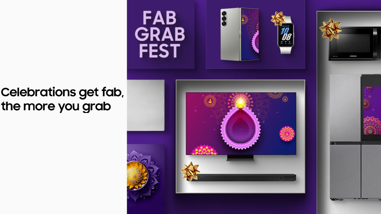 Samsung Fab Grab Fest: स्वस्तात मिळणार महागातले फ्लॅगशिप फोन अन् TV; जाणून घ्या ऑफर्स | Times ...