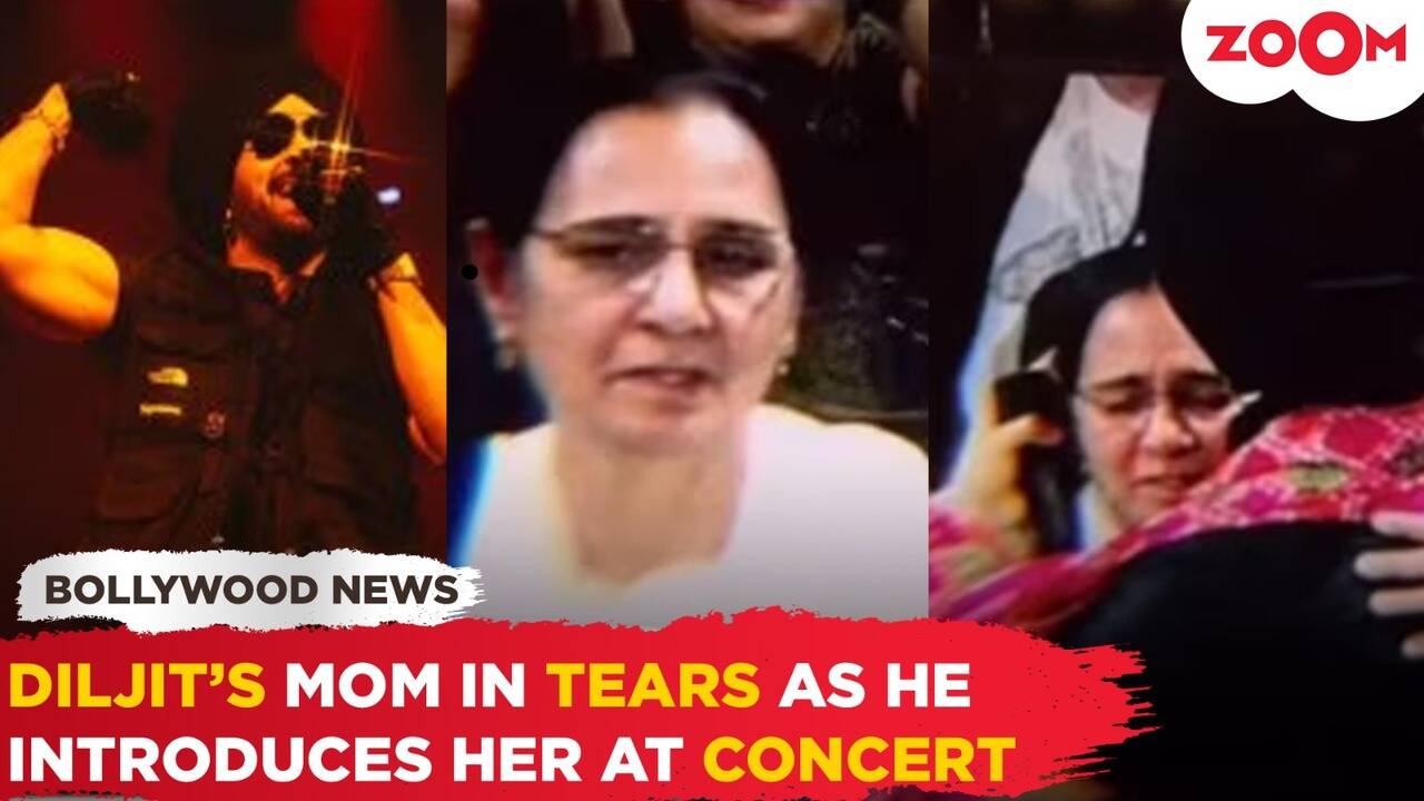 Diljit Dosanjh’s mom CRIES as he introduces her and his sister to the ...