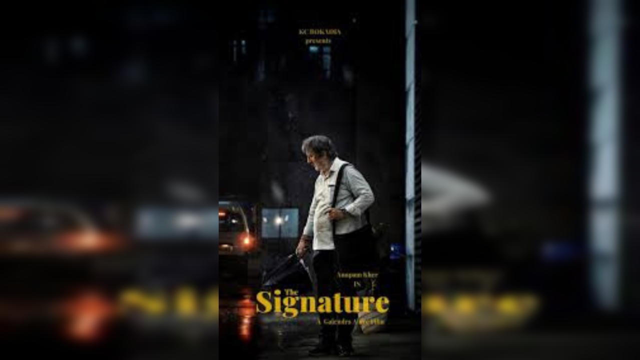 The Signature Movie Review: Anupam Kher's One Man Act Is A ...