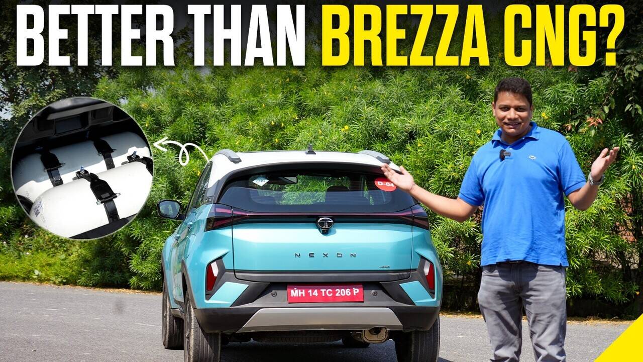 Tata Nexon i-CNG Review | Dual Cylinder Technology | Starts from ₹8.99 ...