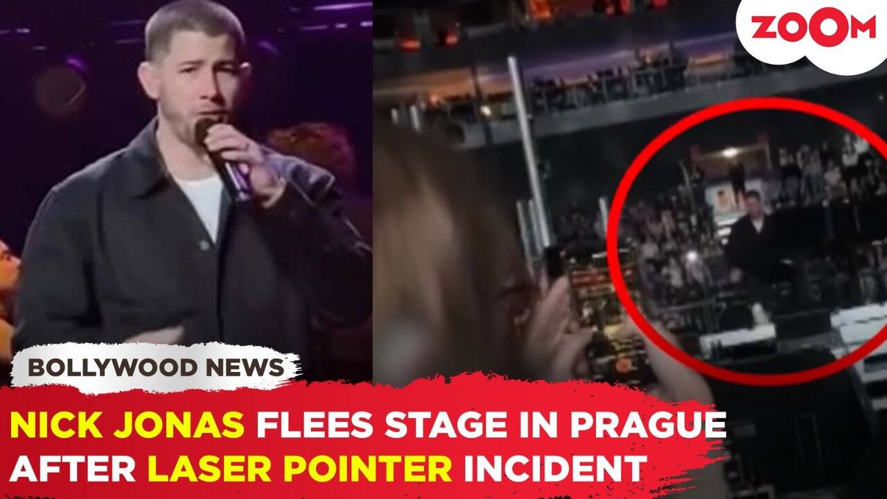Nick Jonas RUSHED OFF stage after laser targeted him during his Prague ...
