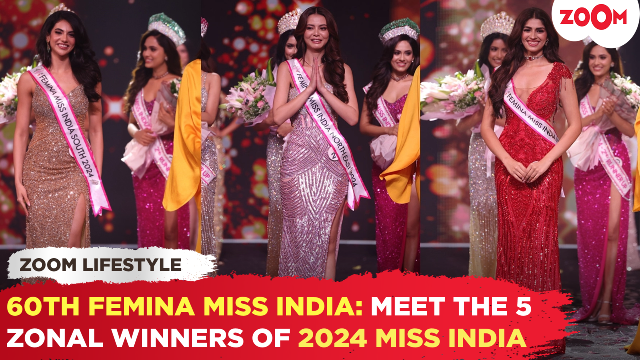 60th Femina Miss India: Meet the five zonal winners of Miss India 2024 ...