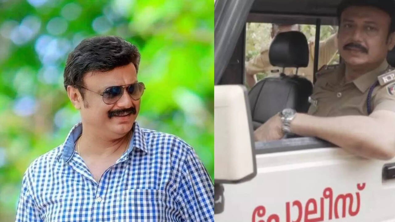 Actor Baiju Santhosh's New Police Jeep Reel : Actor Baiju Santhosh's ...