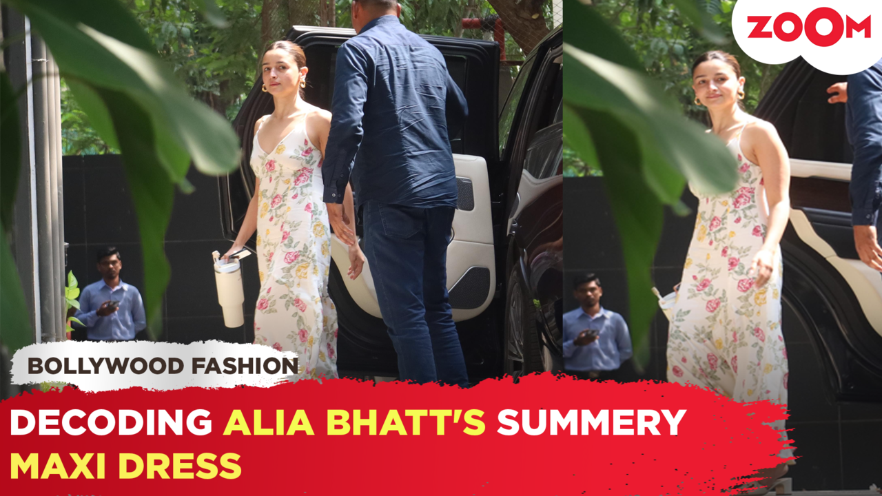 Decoding Alia Bhatt's summery maxi dress | Times Now