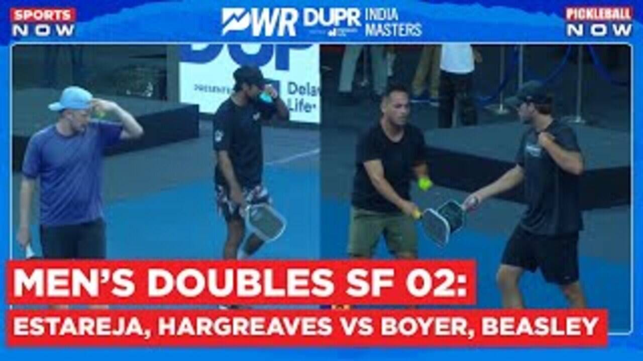 PWR DUPR India Masters 2024: Estareja, Hargreaves Duo Outshines Boyer & Beasley In SF 02| Full ...