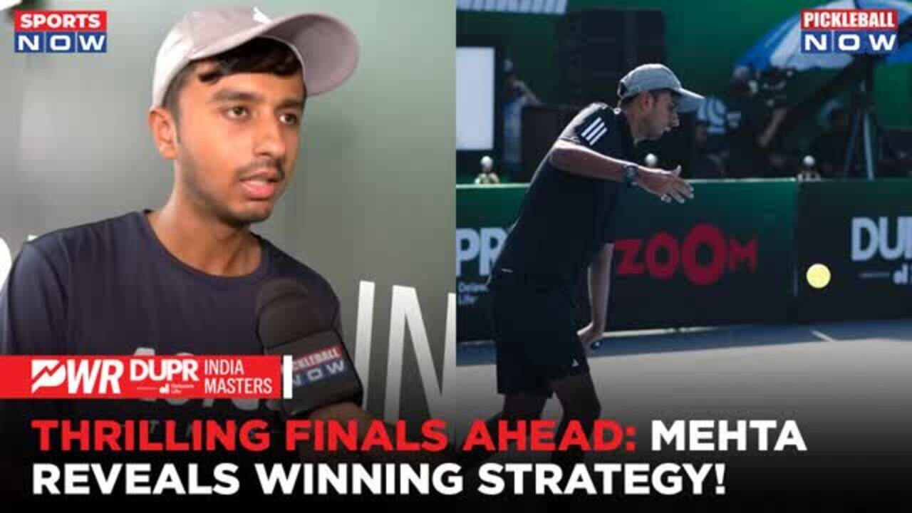 Harsh Mehta Aims for Gold with Armaan Bhatia at PWR DUPR Masters | Times Now