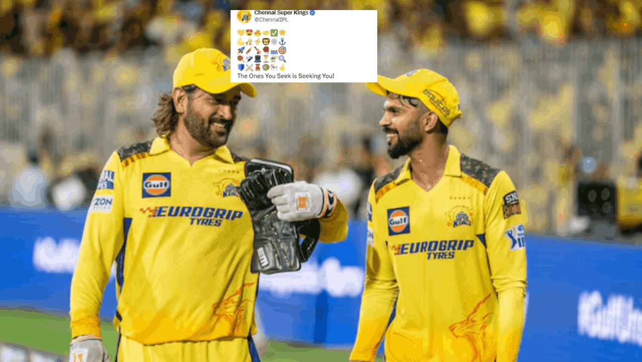 CSK IPL 2025 Retention List: Cryptic Post Teases 5 Players Retained, Signals MS Dhoni's Return ...