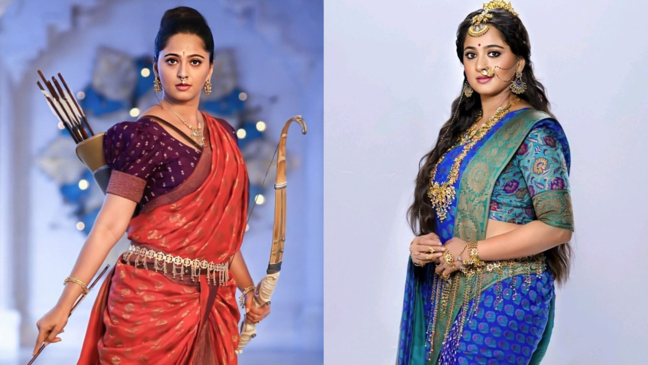 Anushka Shetty's Looks Exude Traditional Elegance