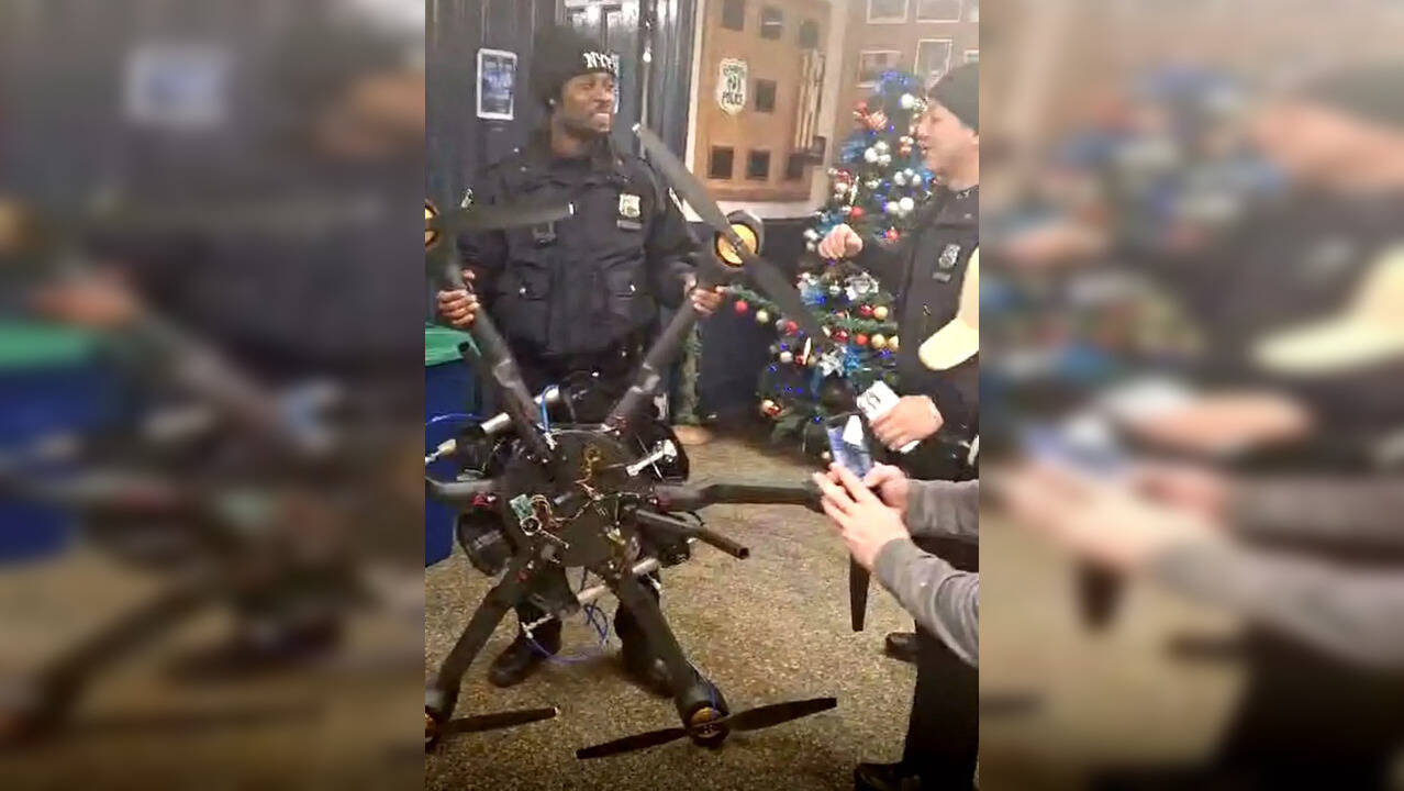 NYPD Recovers Large Drone In Brooklyn Navy Yard; Confirms Drone Not ...