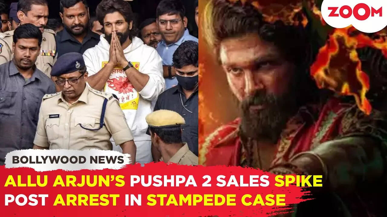 Allu Arjun's Pushpa 2 sales ROAR after actors' ARREST in Stampede case, Netizens say, 'PR stunt ...