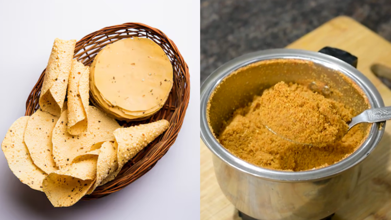 Papad Chutney Recipe: 8 ते 10 दिवस टिकणारी, जेवताना तोंडी लावण्यासाठी ...