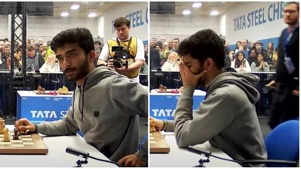 Gukesh Reacts in Agony and Despair After First Defeat as World Champion ...