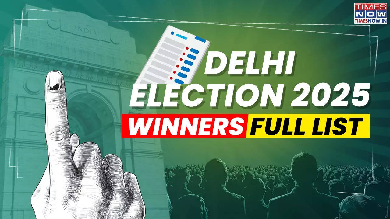 Delhi Election Results Winners List 2025 | Full And Final Full List Of ...