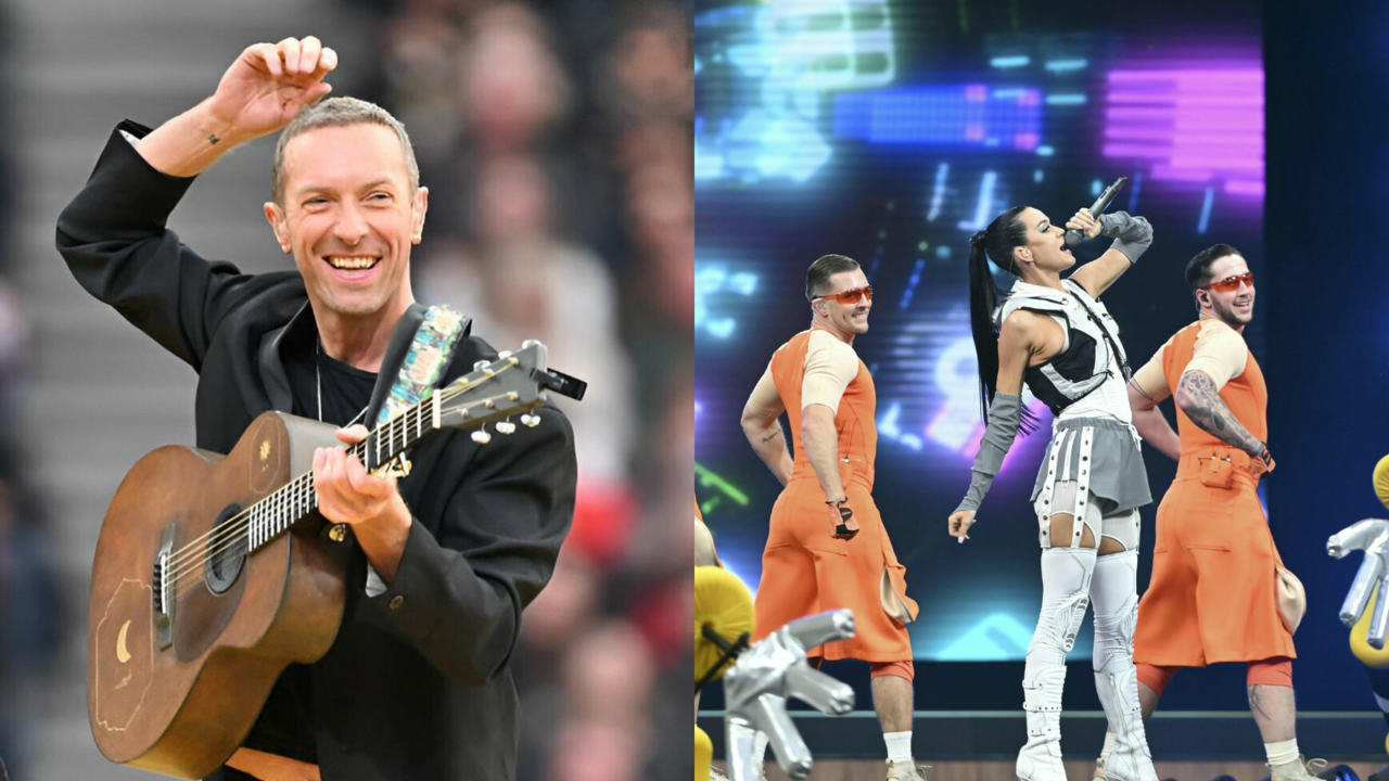 Coldplay's Chris Martin Sings Viva La Vida, Katy Perry Performs Roar At ...