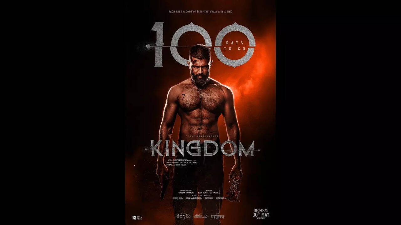 Kingdom Poster: Vijay Deverakonda’s Kingdom 100 Days Countdown Poster ...