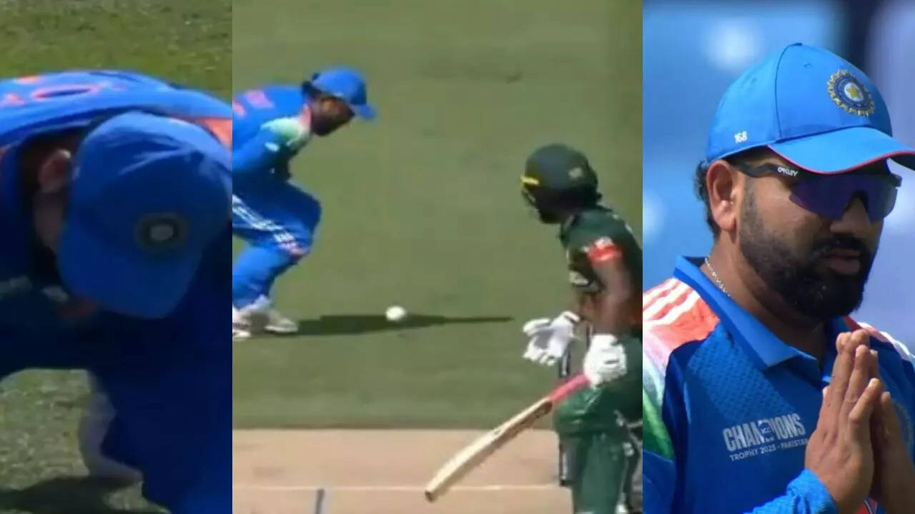 Axar Patel Misses Out On hat-trick After Rohit Sharma Drops Dolly In ...