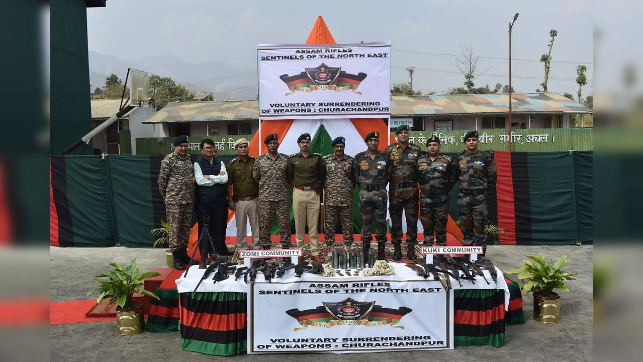 Zomi, Kuki Communities Voluntarily Surrender Illegal Arms in Manipur ...