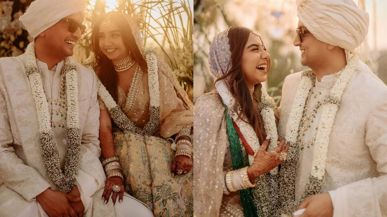 Prajakta Koli Ties Knot With Longtime Beau Vrishank Khanal In Dreamy ...