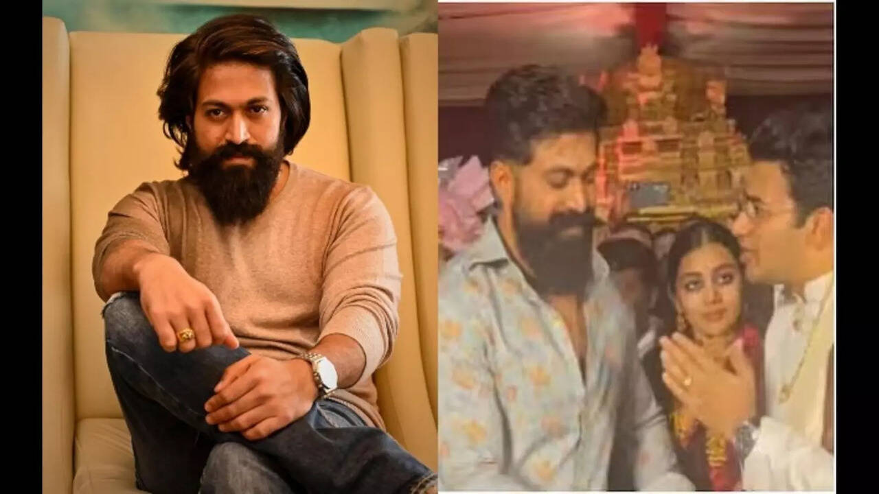 Kannada Superstar Yash Attends Tejasvi Surya's Wedding; Video Goes ...