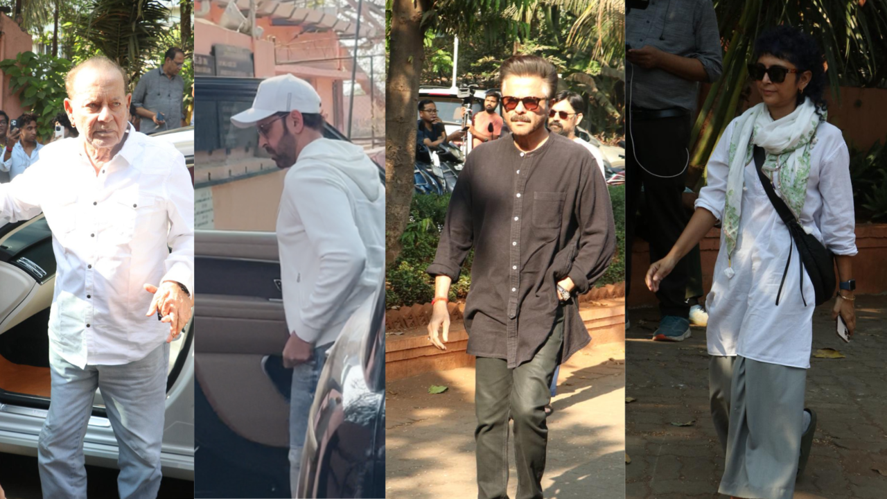 Deb Mukherjee Funeral: Salim Khan, Anil Kapoor, Hrithik Roshan, Kiran ...