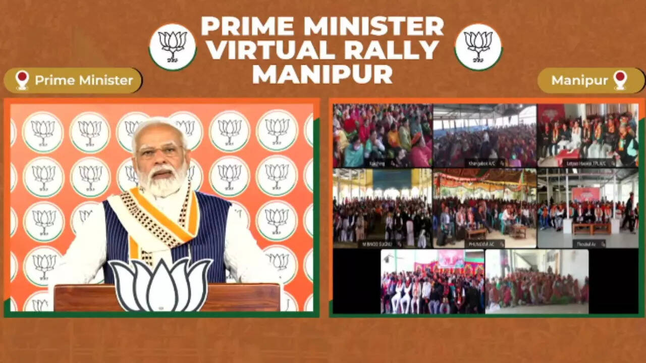 Congress increased separatism in Manipur, says PM Modi in virtual rally ...