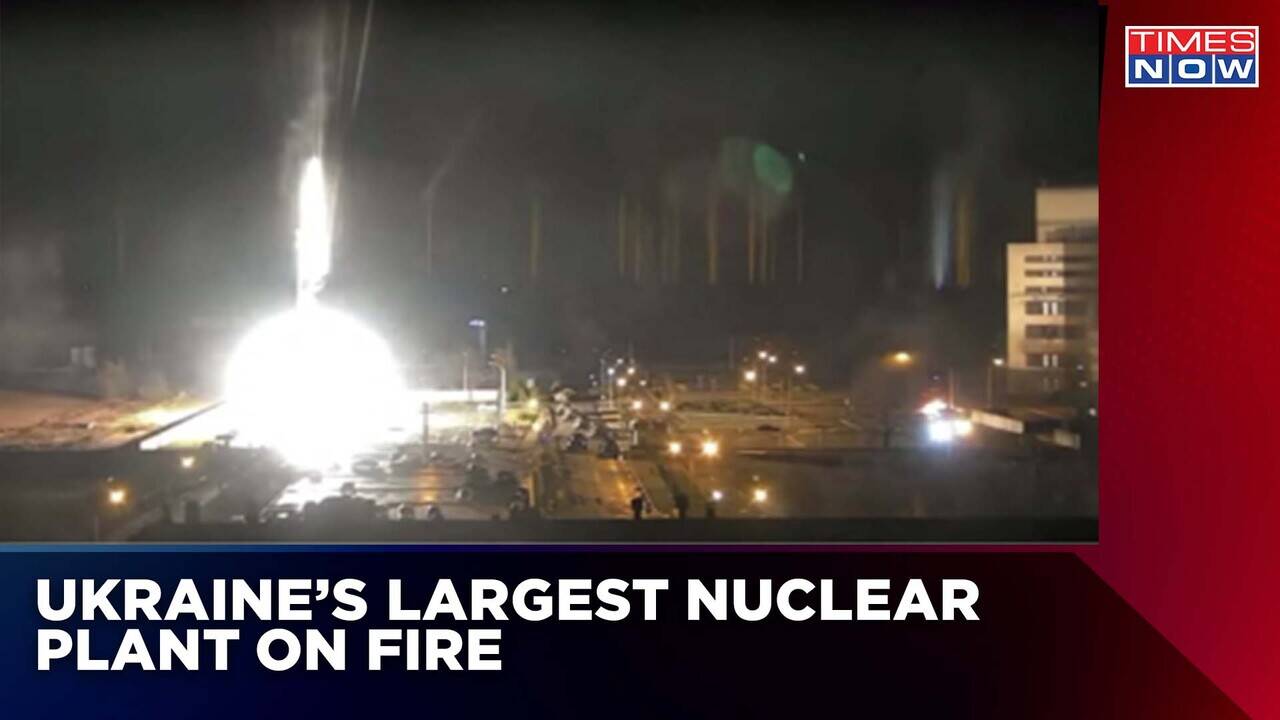Europe's Largest Nuclear Power Plant On Fire After Russian Shelling ...