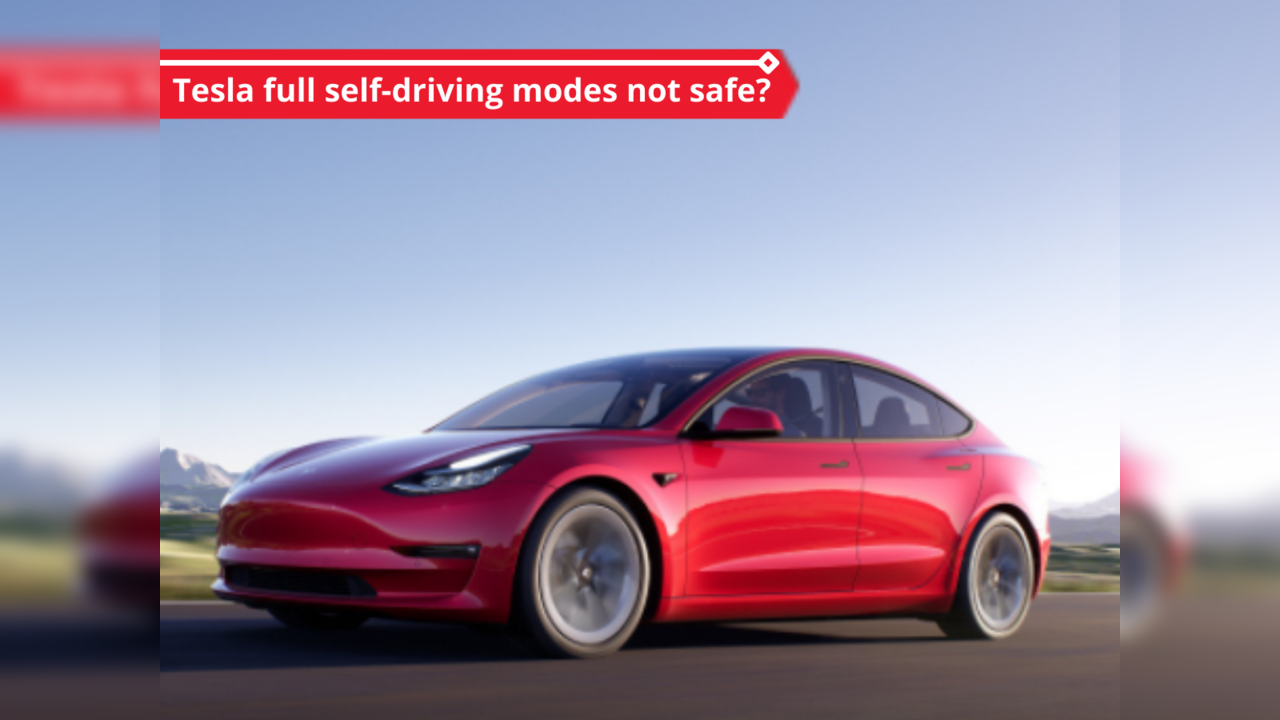 Tesla full self-driving modes not safe? | Features News, Times Now