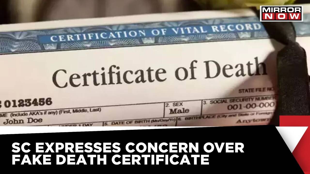 COVID Death Certificates | Ex-Gratia | Supreme Court Expresses Concern ...