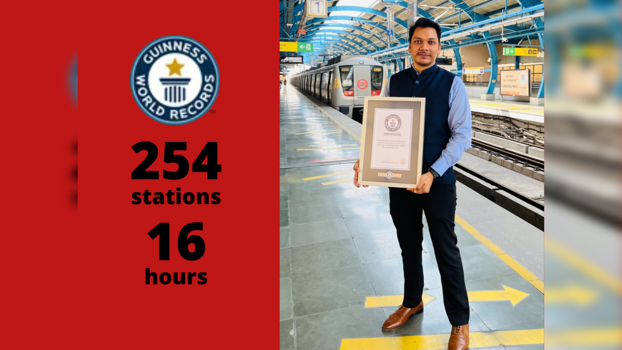 Around 254 Metro Stations In 16 Hours DMRC Employees Sets Guinness around-254-metro-stations-in-16-hours-dmrc-employees-sets-guinness