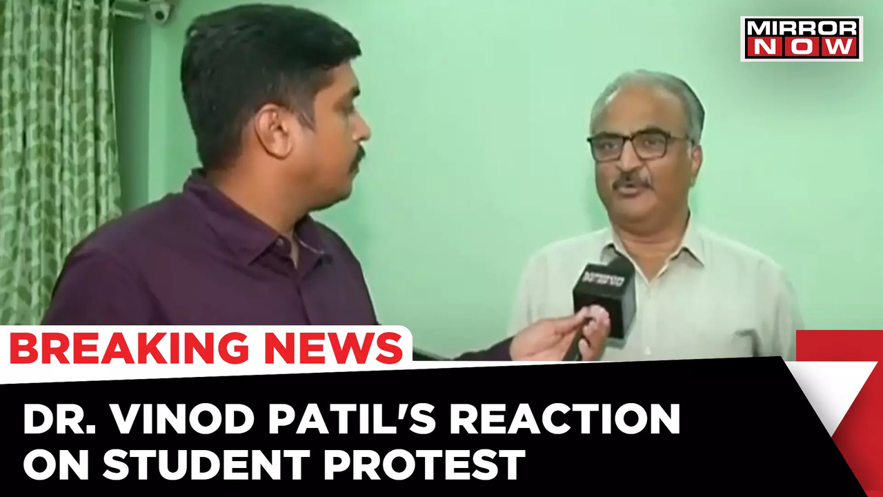 Students Protest: Reaction Of Dr. Vinod Patil On Mumbai Students Stage ...