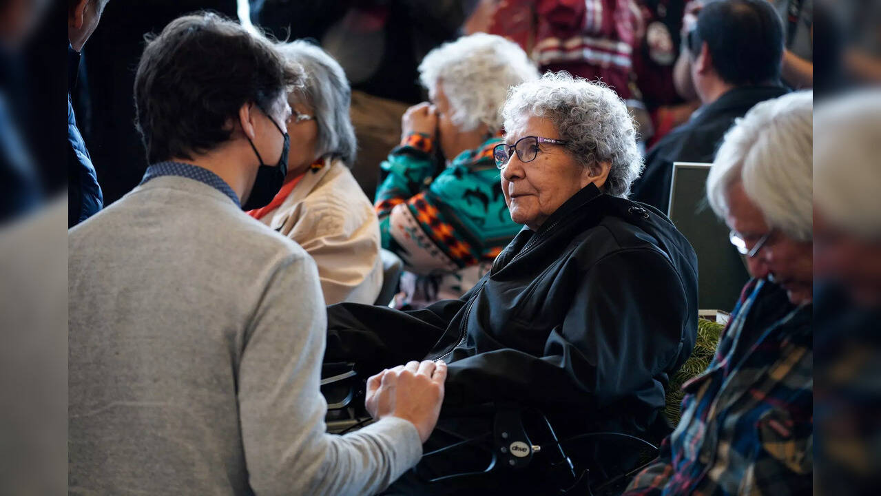 Canadian PM Justin Trudeau visits former Indigenous residential school ...