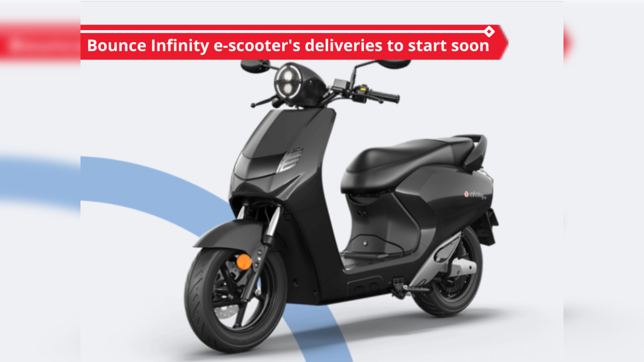 Bounce Infinity E1 electric scooter's deliveries in India to commence ...