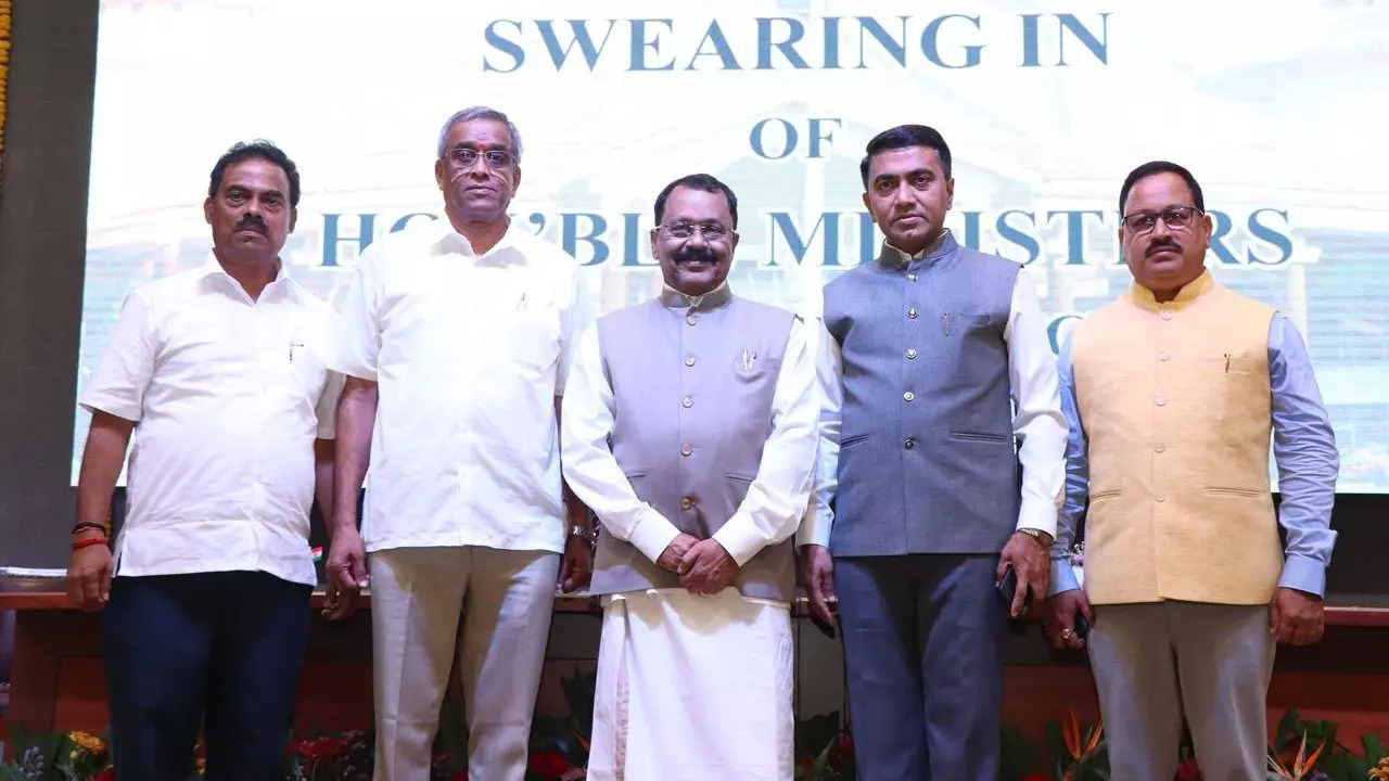 Goa CM Pramod Sawant inducts three more MLAs, MGP's Sudin Dhavalikar ...