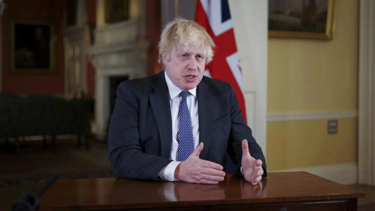 UK Prime Minister Boris Johnson offers apology as he pays 'partygate ...