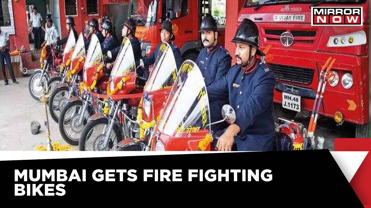 Mumbai Gets 12 Fire Fighting Bikes | Fire Dept's Fleet Gets Stronger ...