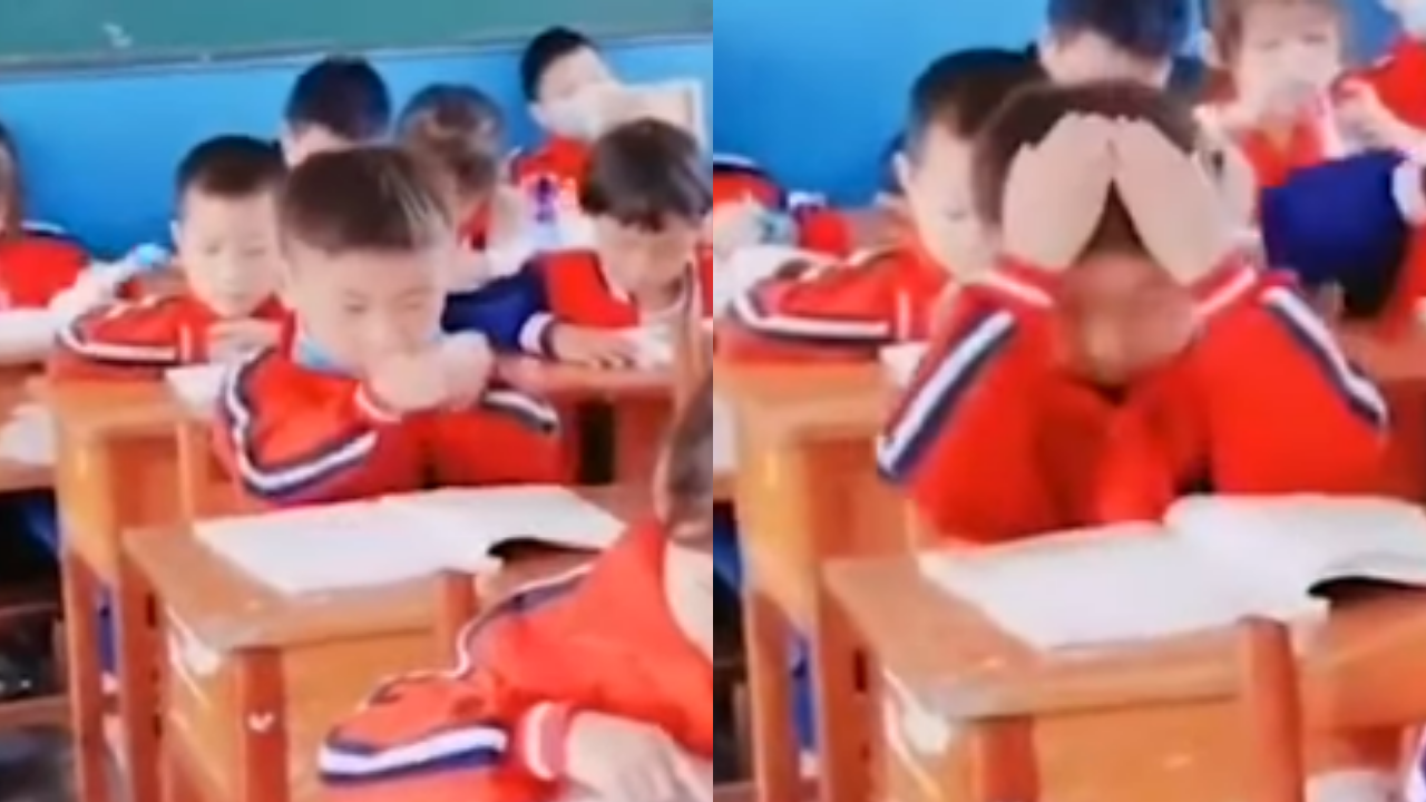 Viral video of little boy 'revising' becomes a favourite among students ...