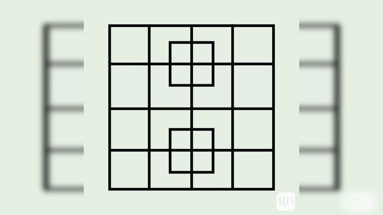 How many squares do you see in this image puzzle? | Viral News, Times Now