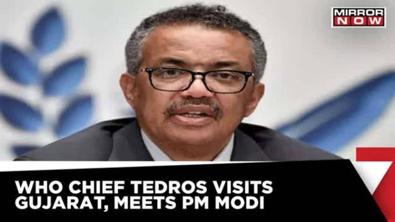 WHO Director-General Tedros In Gujarat; PM Modi Addresses Large ...