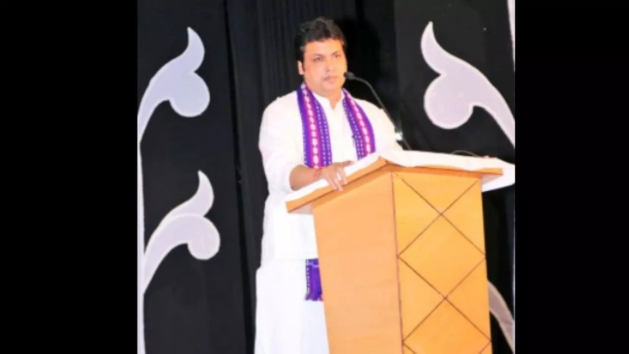 Tripura prominent centre of 'dharma' in Northeast: CM Biplab Deb after ...