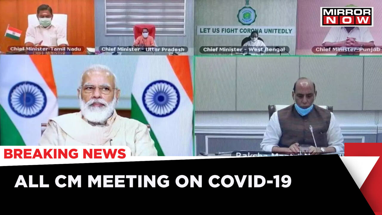 Covid Update: PM Modi To Hold All CM Meeting Today To Review The Spread ...