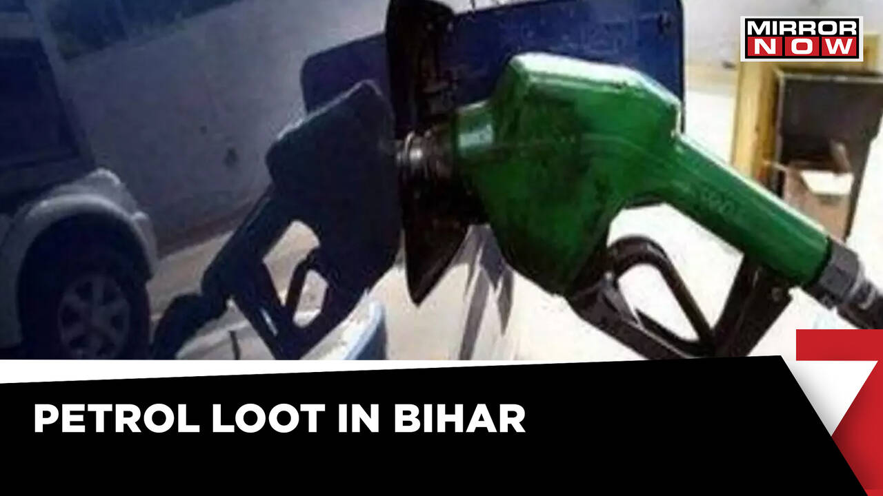 Petrol Loot In Bihar | Petroleum Tanker Turns Turtle, Locals Steal ...