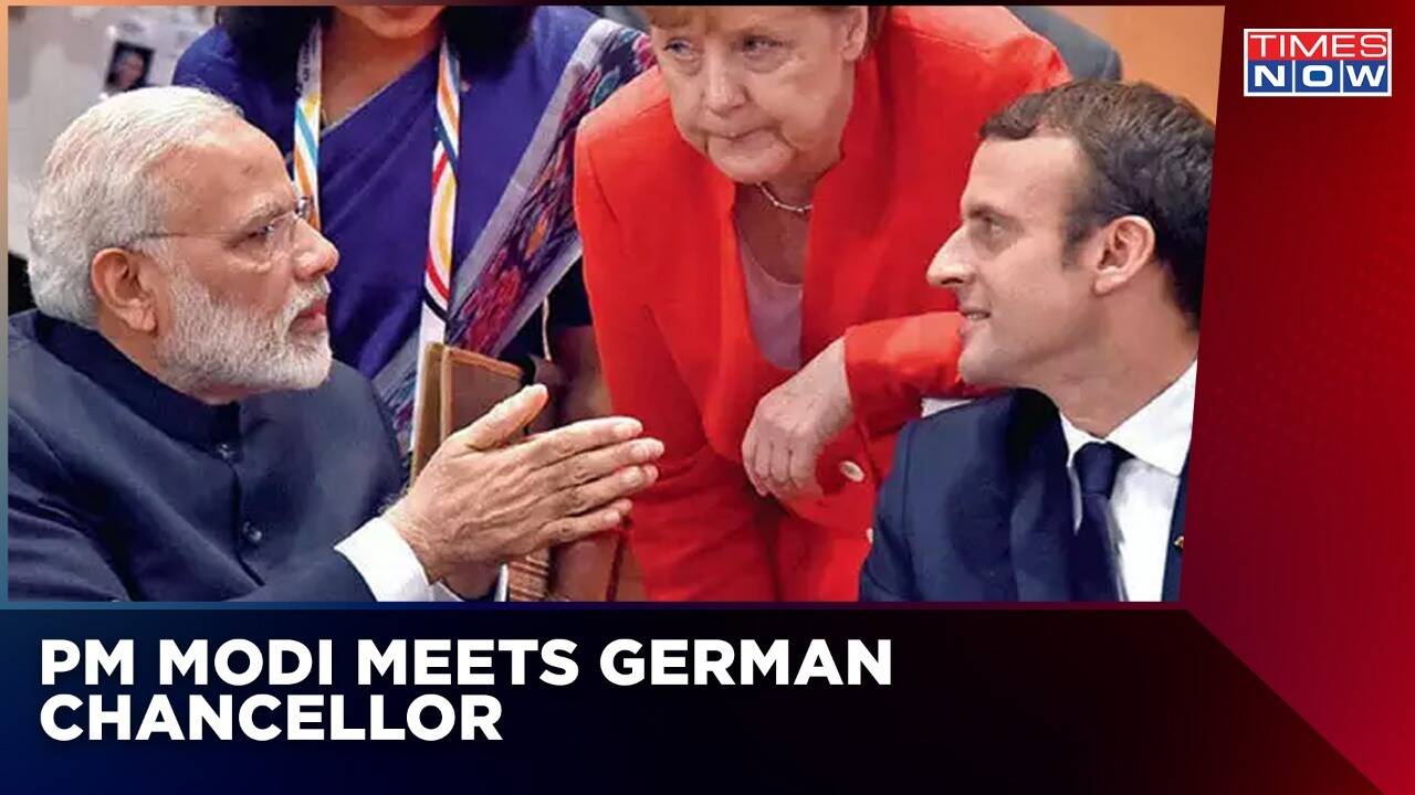 PM Modi Meets German Chancellor Olaf Scholz at Federal Chancellery in ...