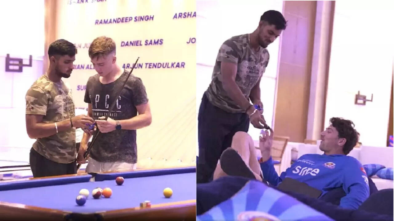 MI star Tilak Varma fools teammates Tim David & Dewald Brevis with his ...