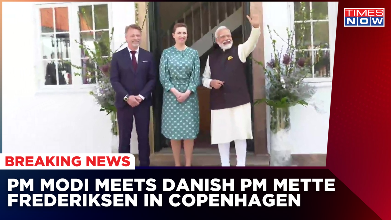 PM Modi Europe Visit: PM Modi lands in Copenhagen, Denmark; Meets PM ...
