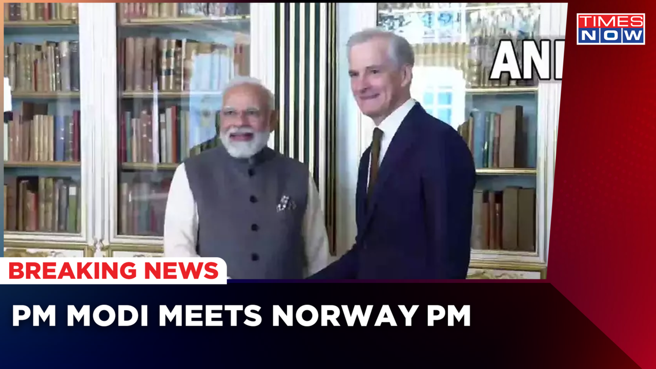 PM Modi Meets Norway Prime Minister Jonas Gahr Støre In Copenhagen ...