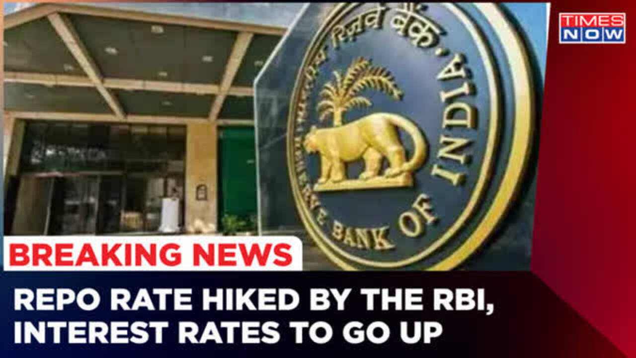 RBI hikes repo rates by 40 basis points in a surprise announcement ...