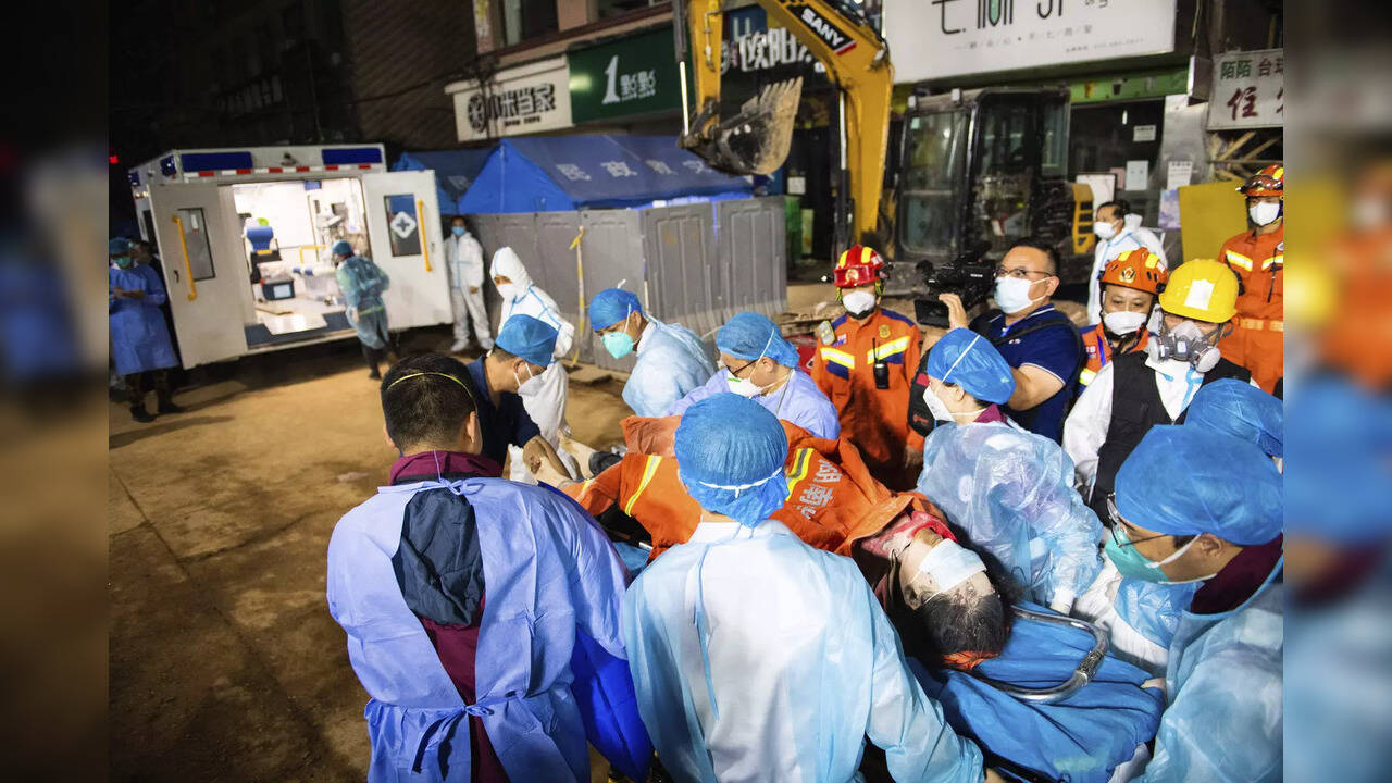 Death toll rises to 26 in Chinese building collapse | World News, Times Now